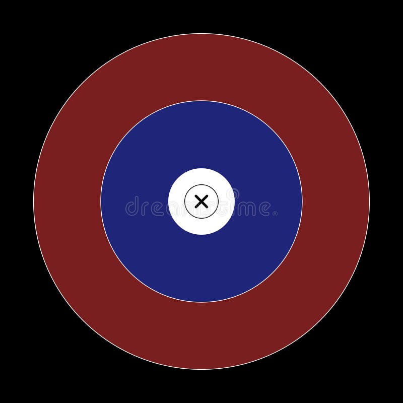 NFAA IFAA 50 CM HUNTER Field Target Face Stock Illustration ...