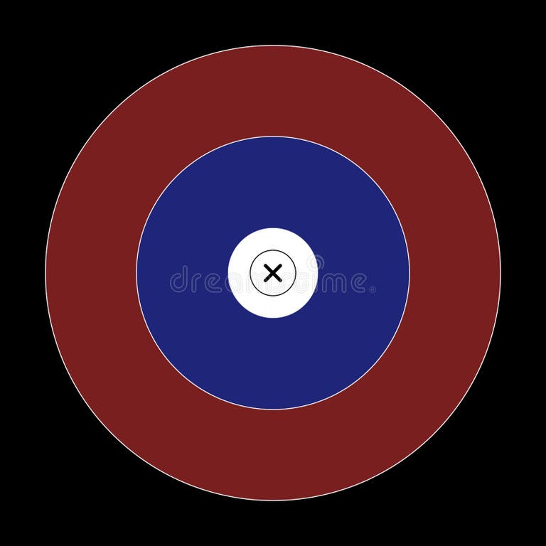 NFAA IFAA 50 CM HUNTER Field Target Face Stock Illustration ...