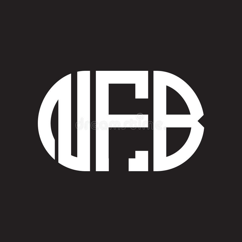 NFB Letter Logo Design on Black Background. NFB Creative Initials ...