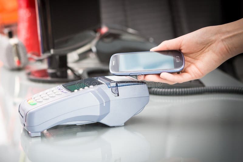 NFC - Near Field Communication Stock Image - Image of future, digital ...