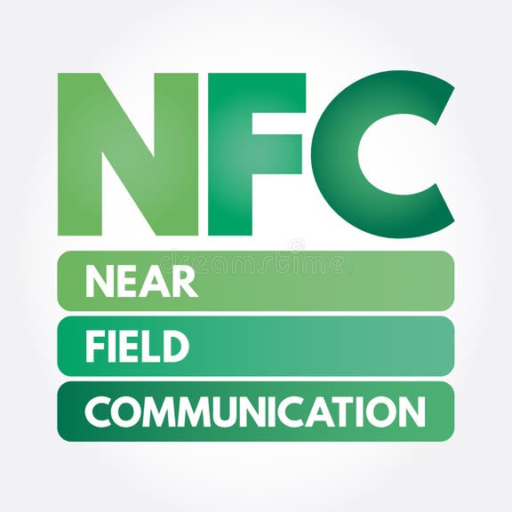NFC - Near Field Communication Acronym Stock Illustration ...
