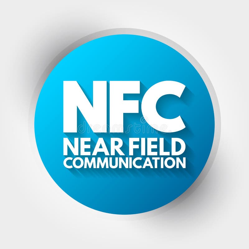 NFC - Near Field Communication Acronym, Technology Concept Background ...