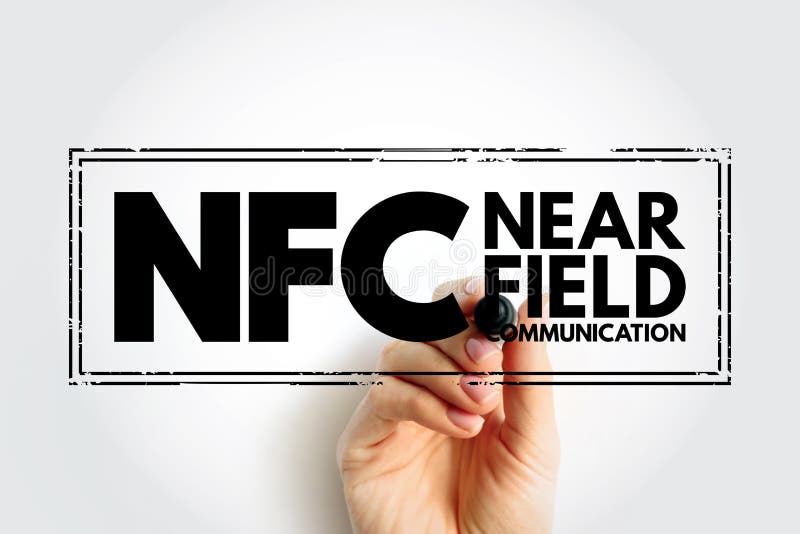 NFC - Near Field Communication Acronym, Technology Concept Background ...