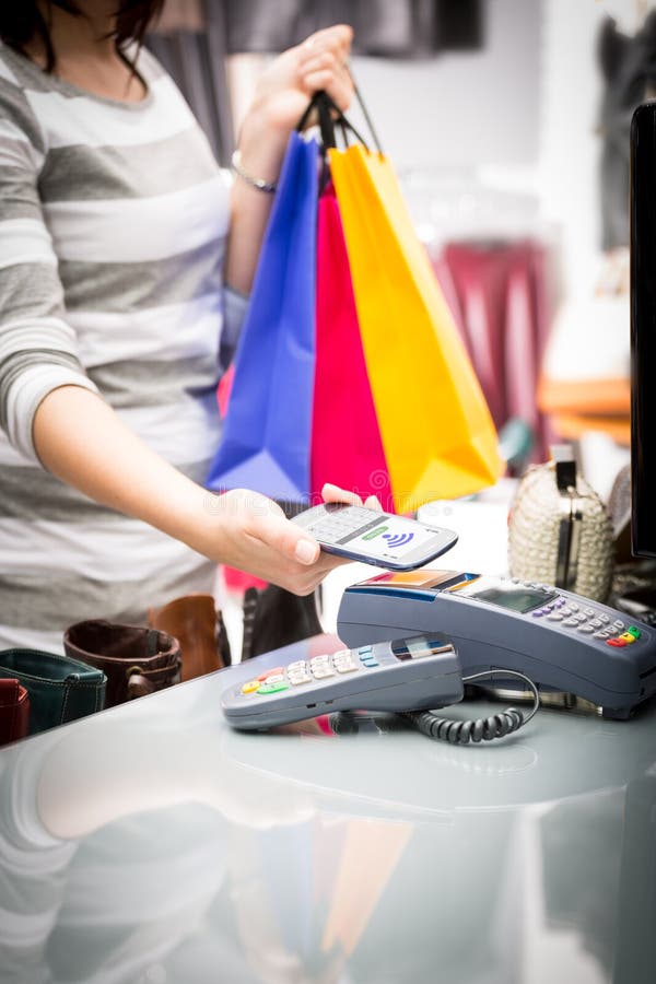 NFC - Near Field Communication Stock Photo - Image of easy ...