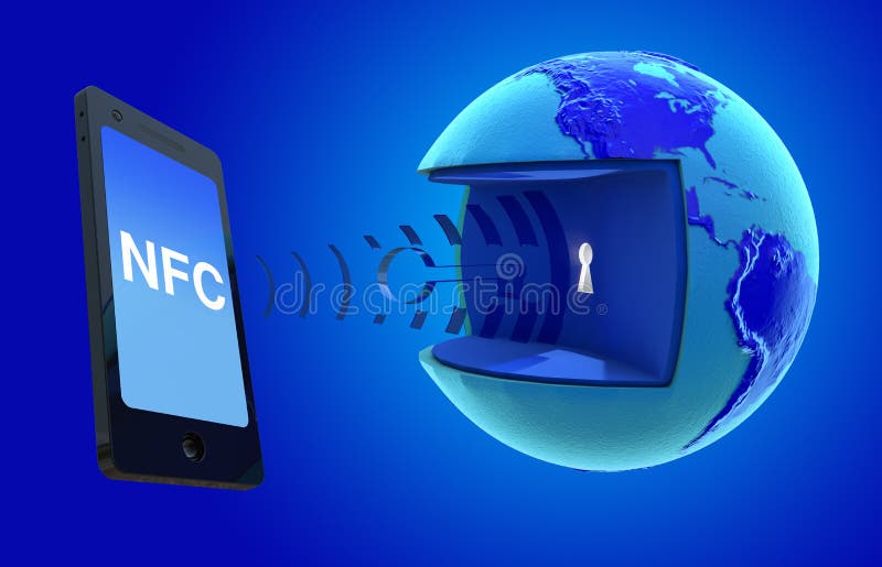 NFC - Near Field Communication Stock Photo - Image of banking ...