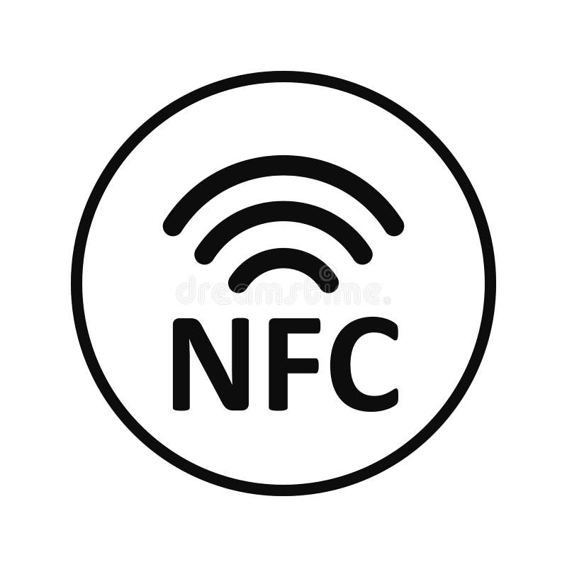 NFC Payment Technology Icon. Near Field Communication Concept, Fast ... NFC Payment Technology Icon. Near Field Communication Concept, Fast ...