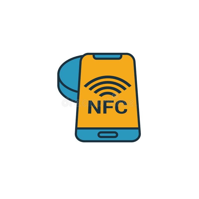 Nfc Technology Icon. Simple Element from Smart Devices Icons Collection ...