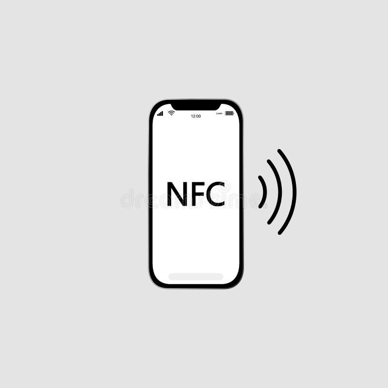 NFC smartphone editorial stock image. Illustration of data - 27078194