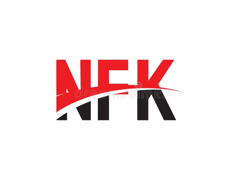 NFK Letter Initial Logo Design Vector Illustration Stock Vector ...