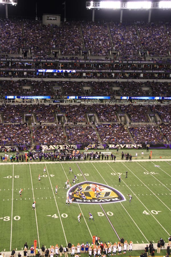 NFL Football - Ball at Midfield Editorial Photography - Image of ...