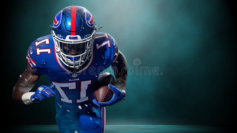 Gridiron Domination: Celebrating a Touchdown Victory Stock Illustration ...