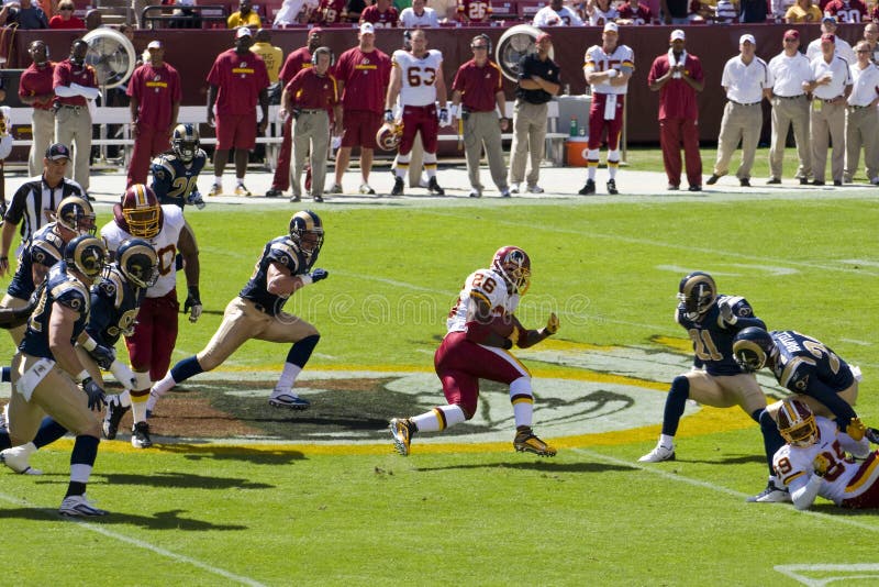 Redskins End Zone: NFL - American Football Editorial Stock Photo ...