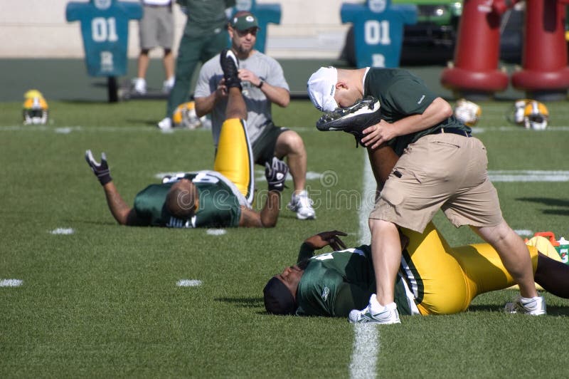 NFL Training Camp, Workout, Exercise Editorial Stock Photo - Image of ...