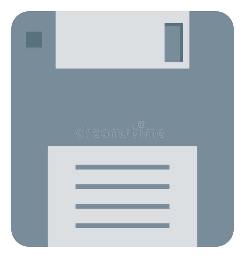 Floppy, Floppy Drive, Floppy Disk Vector Icon Editable Stock ...