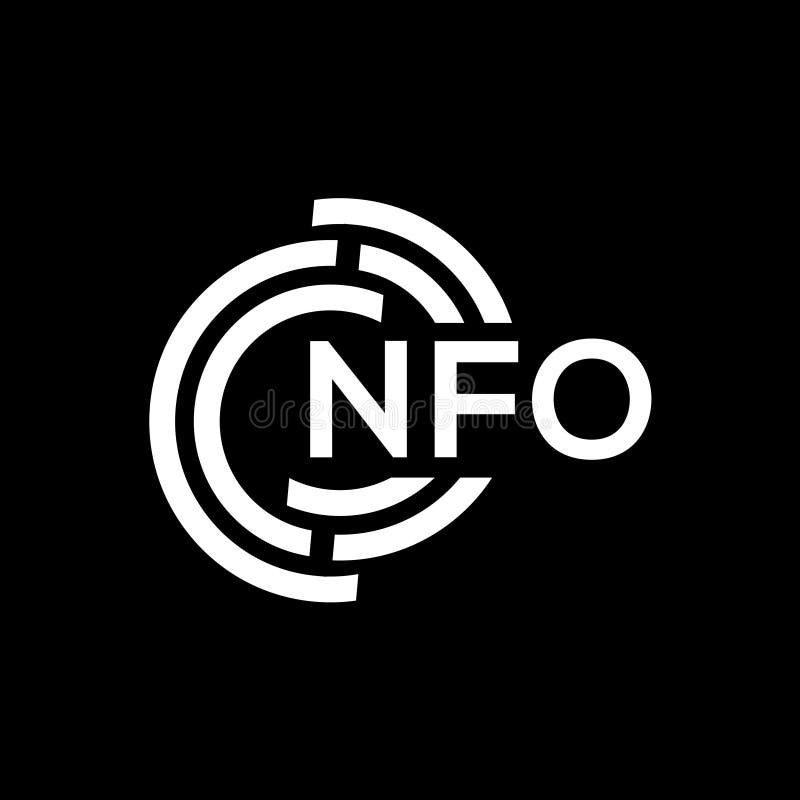 NFO Letter Logo Design. NFO Monogram Initials Letter Logo Concept Stock ...
