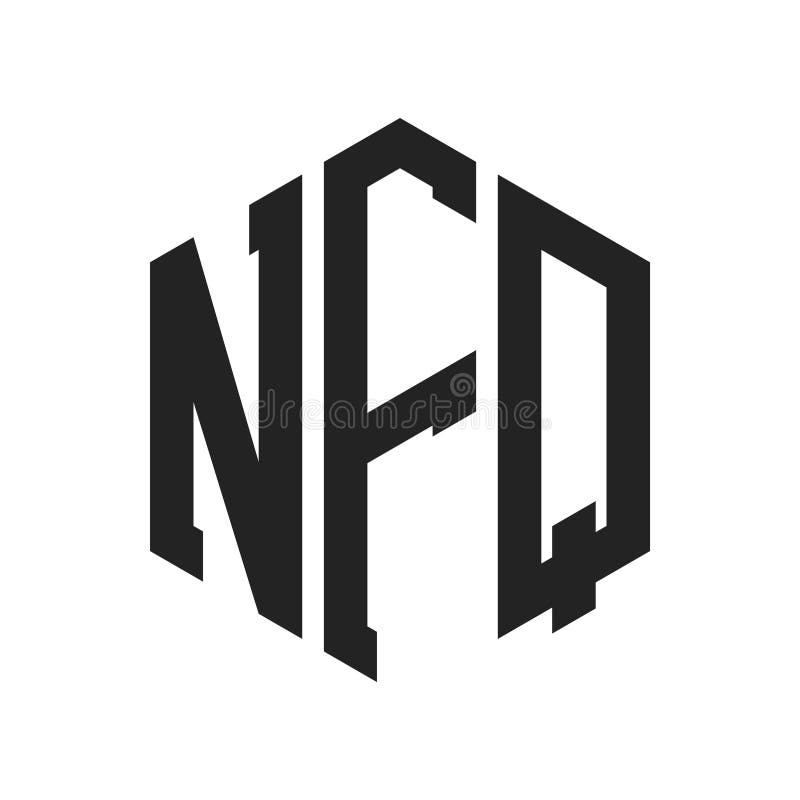 NFQ Logo Design. Initial Letter NFQ Monogram Logo Using Hexagon Shape ...