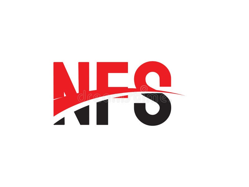 NFS Letter Initial Logo Design Vector Illustration Stock Vector ...