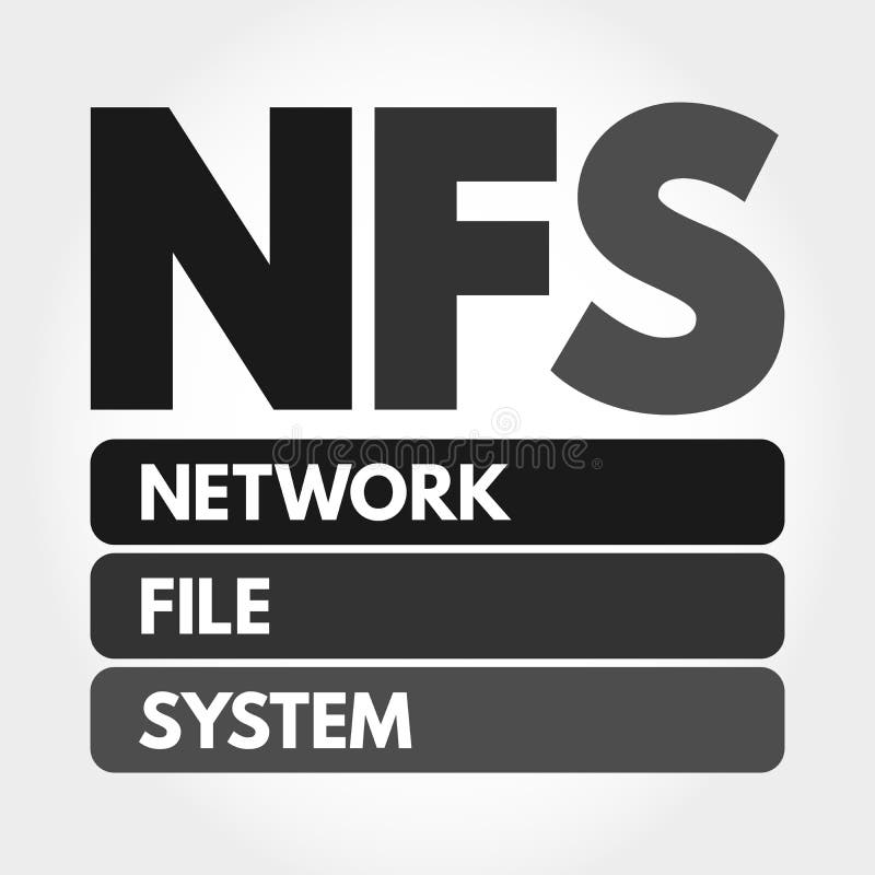 NFS - Network File System Acronym Concept Stock Illustration ... NFS - Network File System Acronym Concept Stock Illustration ...
