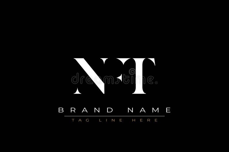NFT Abstract Letter Logo Design Stock Vector - Illustration of ...