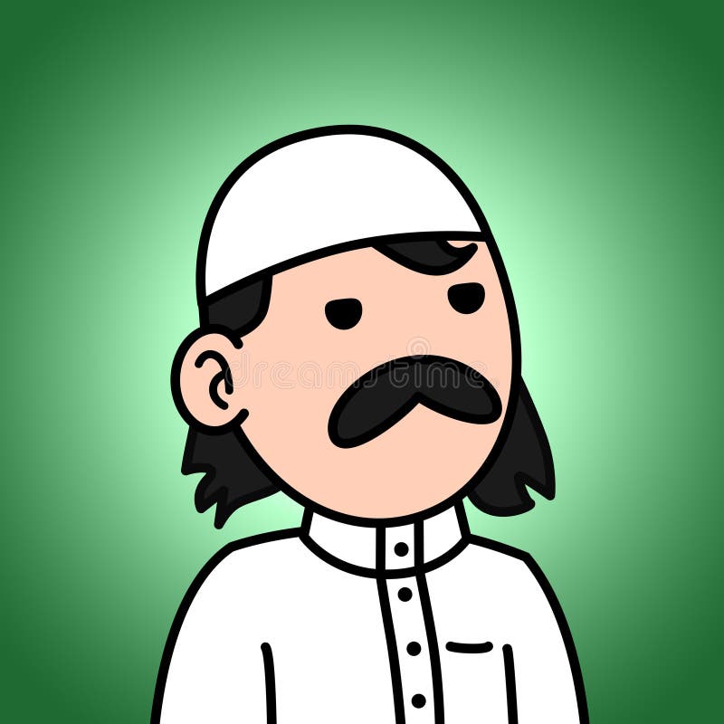 NFT Arab Family Doodles Art Stock Illustration - Illustration of hair ...