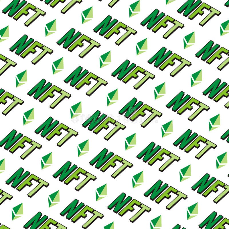 NFT Pattern Background Wallpaper Vector Editable Stock Vector ...