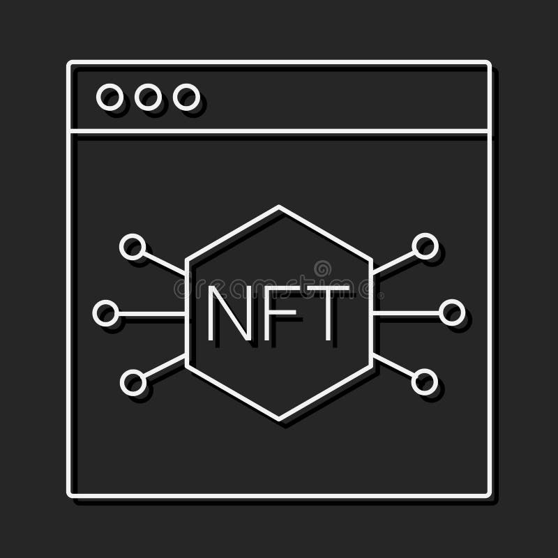 NFT Technology Icon. Crypto Icon or Logo Symbol Vector Illustration ...