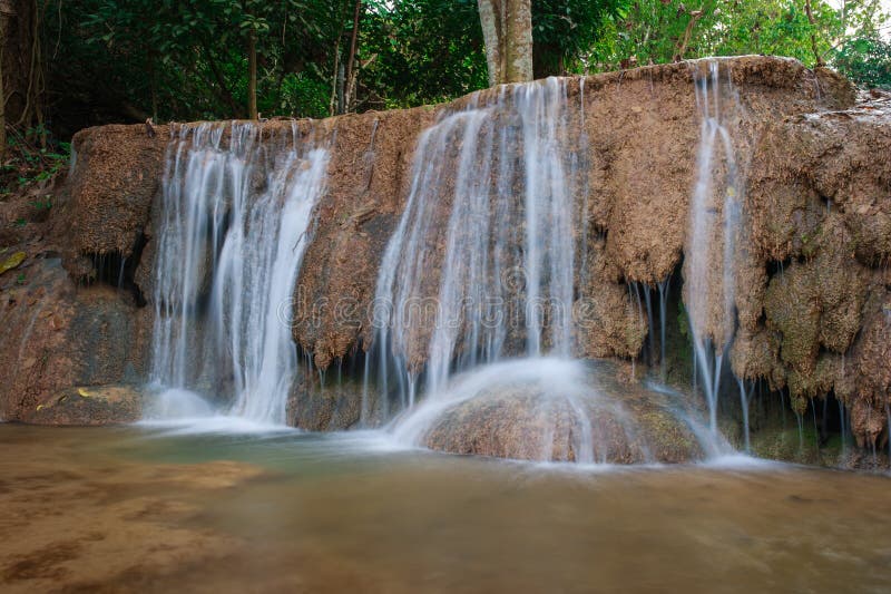 Ngao Vattenfall, Lampang, Thailand Fotografering för Bildbyråer - Bild ...