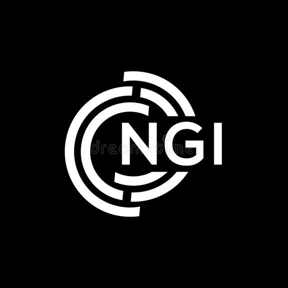 NGI Letter Logo Design. NGI Monogram Initials Letter Logo Concept Stock ...