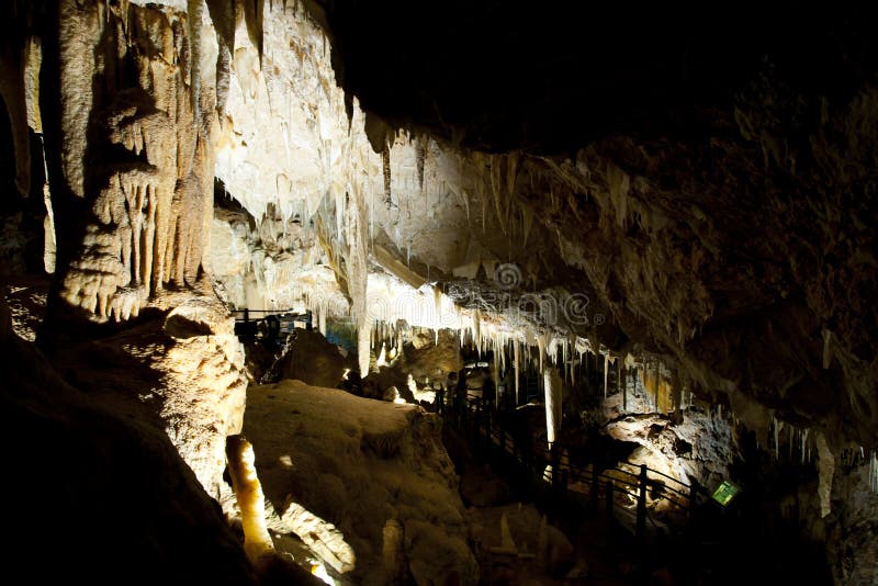 Ngilgi Cave stock image. Image of australia, stalagmite - 118114027