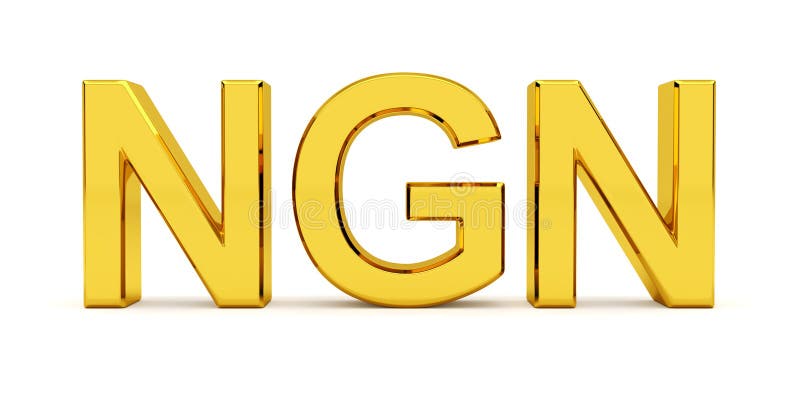 Nigerian Naira Currency Symbol Stock Illustration - Illustration of ...