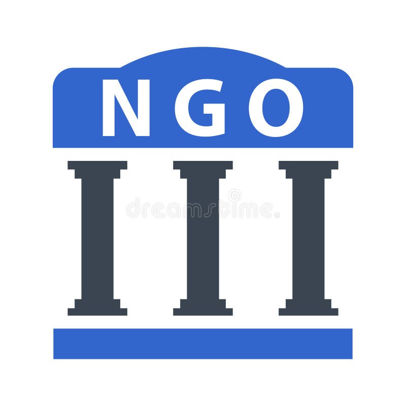 NGO, organization Icon stock vector. Illustration of designed - 205078710