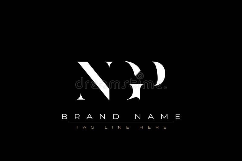 NGP Abstract Letter Logo Design Stock Vector - Illustration of company ...