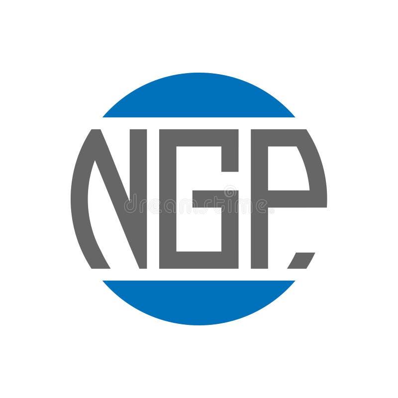 NGP Letter Logo Design on White Background. NGP Creative Initials ...