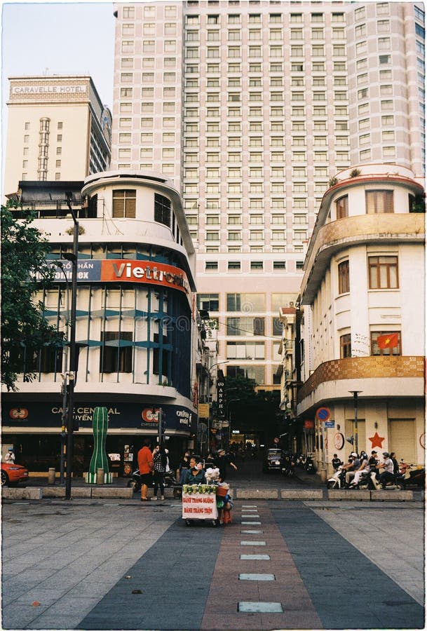 Nguyen Hue Walking Street Hcmc Vietnam Foto editorial - Imagen de ...