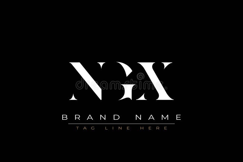 NGX Abstract Letter Logo Design Stock Vector - Illustration of brand ...