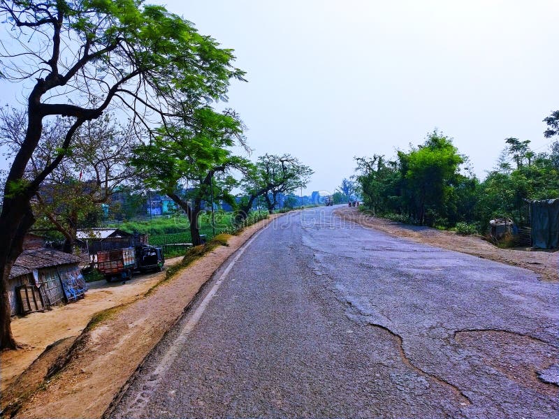 NH-31 Wallpaper Taken by Me Stock Image - Image of vehicle, track ...