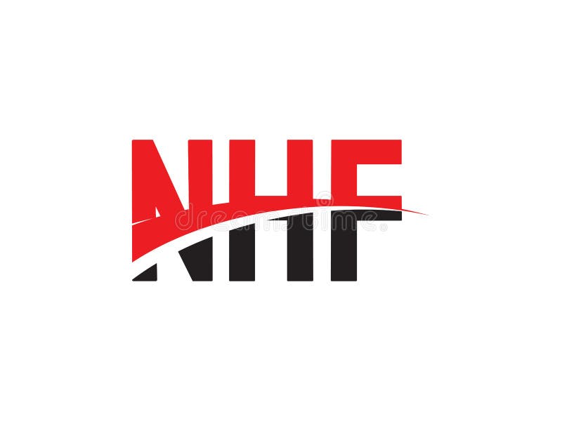 NHF Letter Initial Logo Design Vector Illustration Stock Vector ...