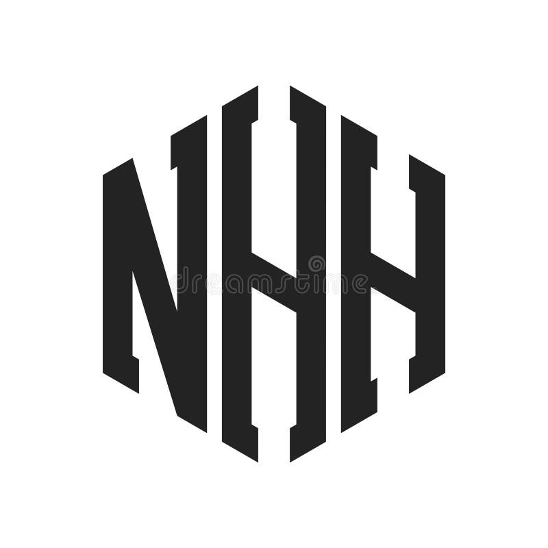 NHH Logo Design. Initial Letter NHH Monogram Logo Using Hexagon Shape ...