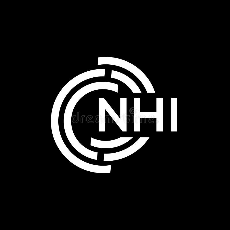 NHI Letter Logo Design. NHI Monogram Initials Letter Logo Concept. NHI ...