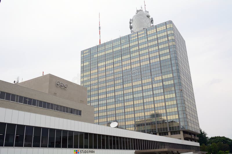 NHK Headquarters, Tokyo, Japan Editorial Stock Image - Image of company ...
