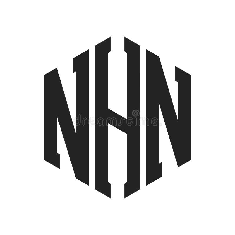 NHN Logo Design. Initial Letter NHN Monogram Logo Using Hexagon Shape ...