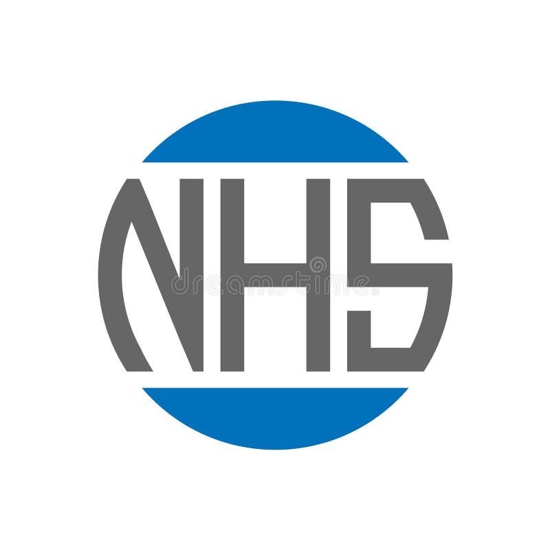 NHS Letter Logo Design on White Background. NHS Creative Initials ...