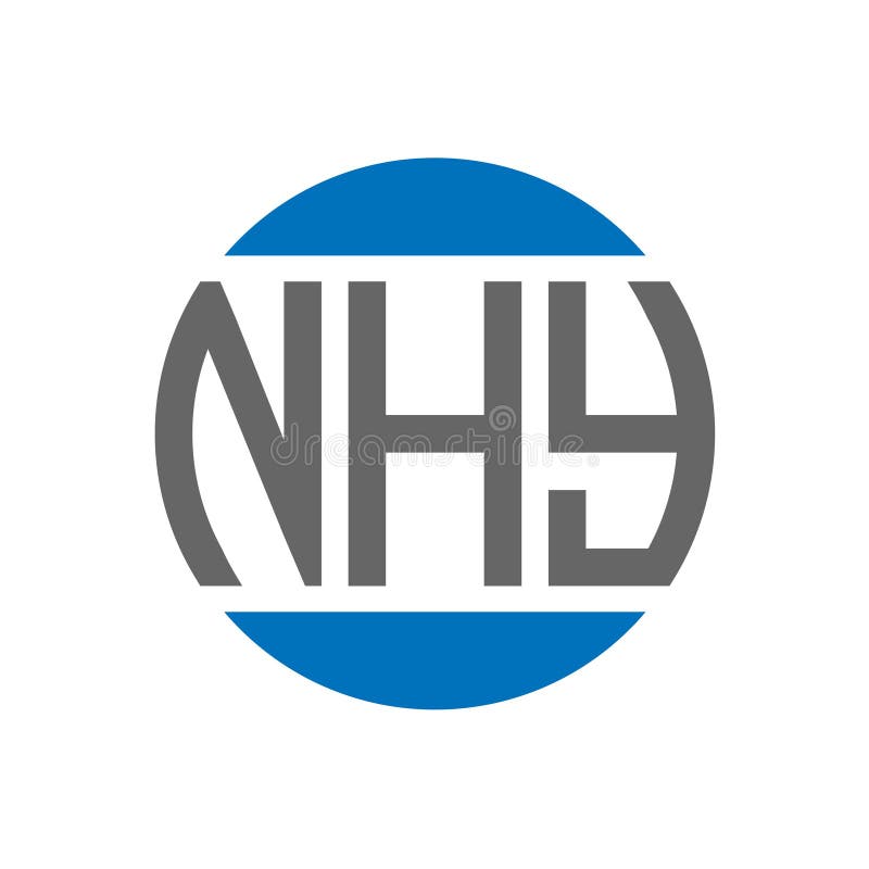 NHY Letter Logo Design on White Background. NHY Creative Initials ...