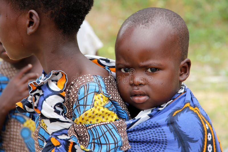 Niños africanos imagen editorial. Imagen de familia, negro - 20862680