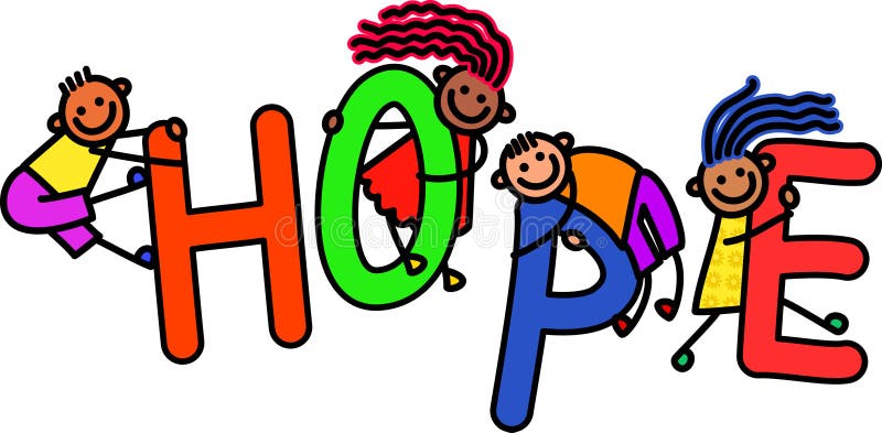 Esperanza ilustración del vector. Ilustración de formas - 4115020