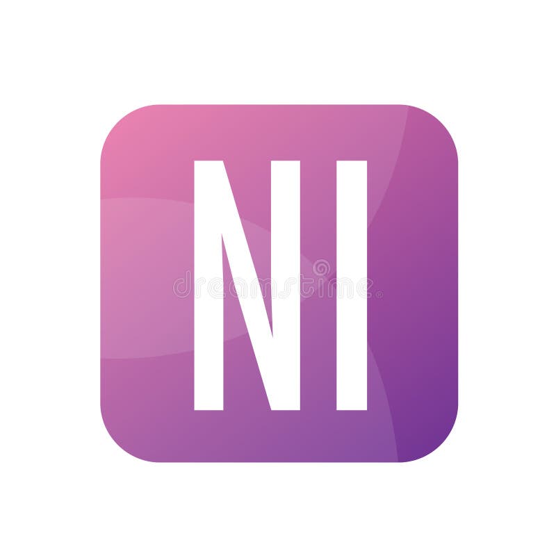 Ni Letter Logo Stock Illustrations – 970 Ni Letter Logo Stock ...