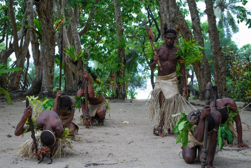 Natives of Vanuatu editorial photography. Image of tribe - 20115312