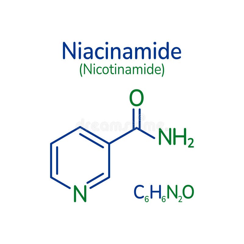 Niacinamide Molecule Stock Illustrations – 108 Niacinamide Molecule ...