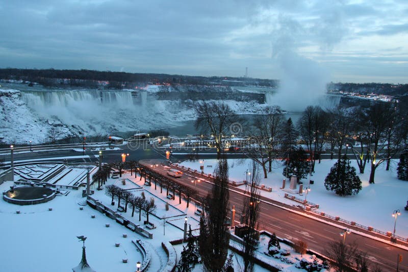 Niagara City Street View stock image. Image of niagara - 510169