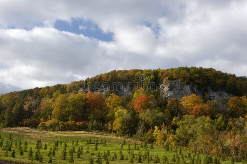 Niagara Escarpment stock photo. Image of rock, season, green - 868536